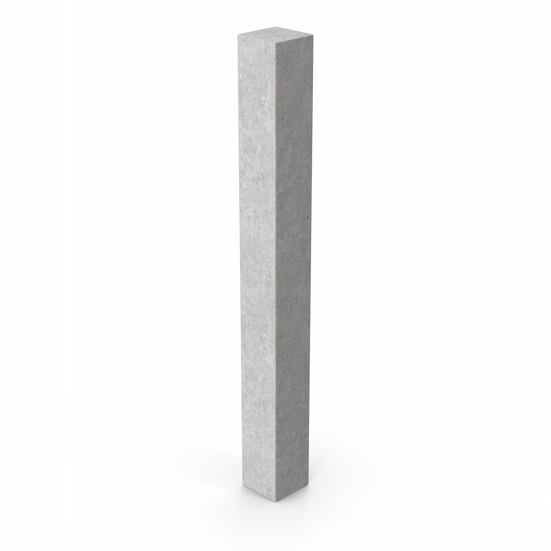 Concrete Column 3D Model - TurboSquid 2141245