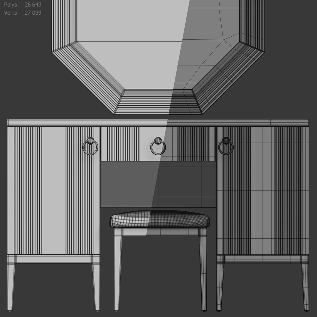 3D Vanity Mass By Vivense Model - TurboSquid 1957514