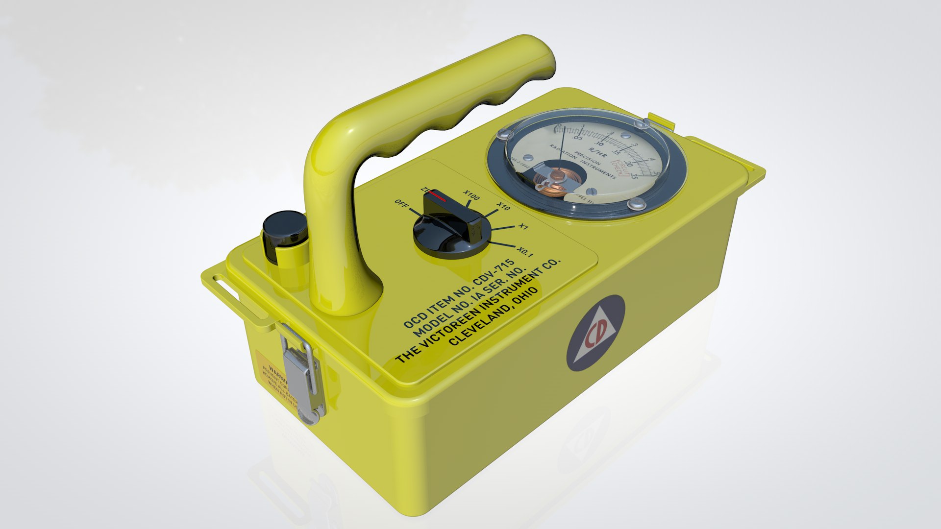 Geiger Counter 3d Obj
