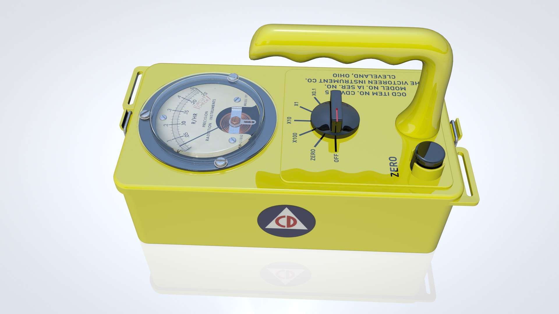 Geiger Counter 3d Obj