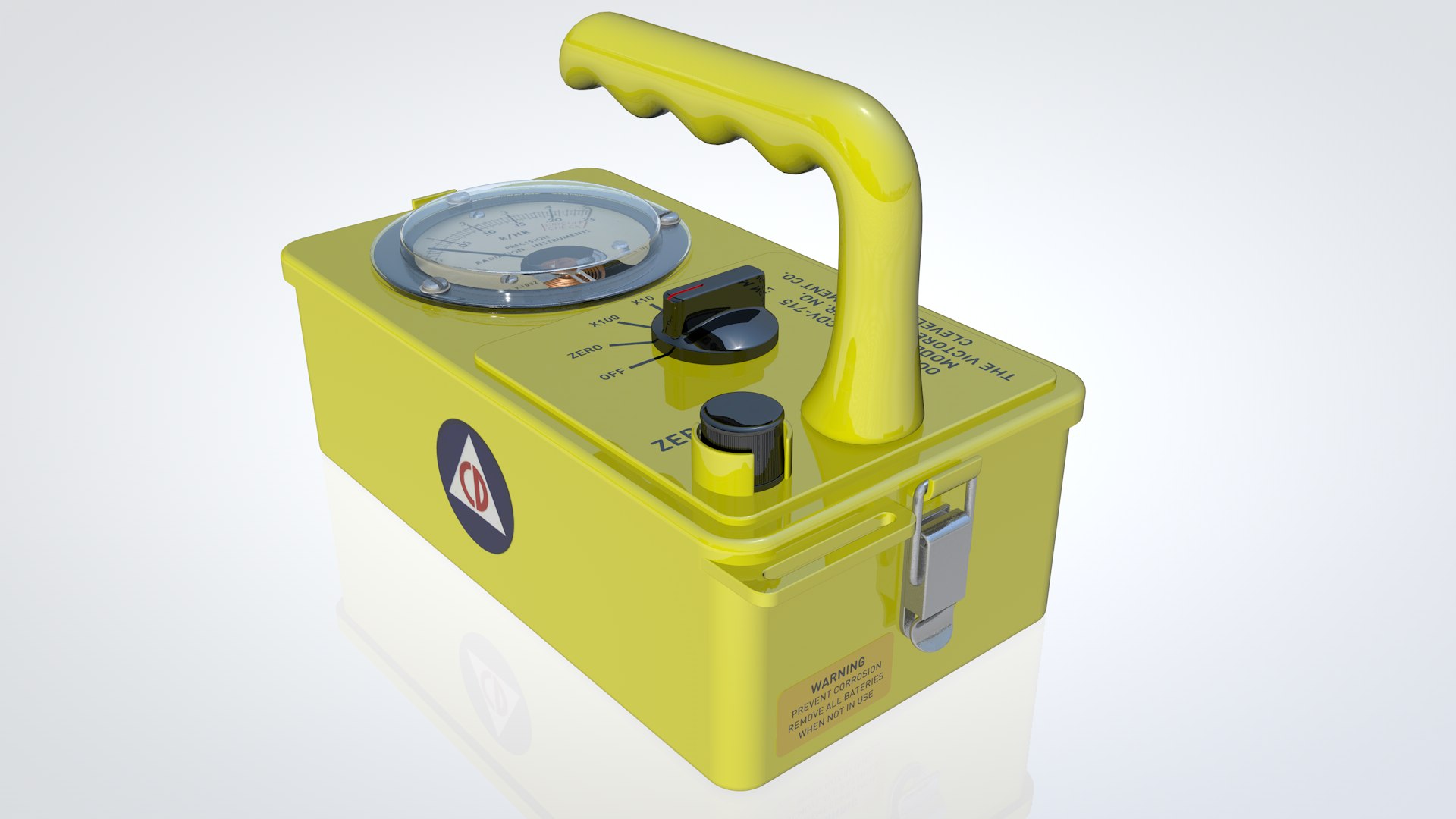 Geiger Counter 3d Obj