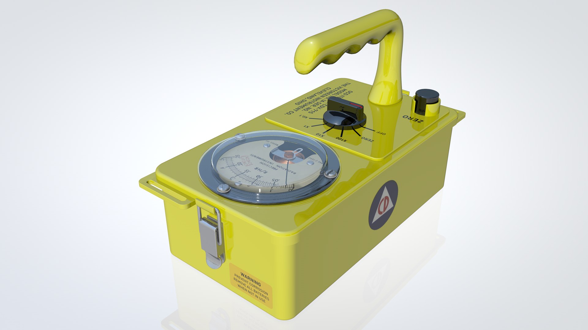 Geiger Counter 3d Obj