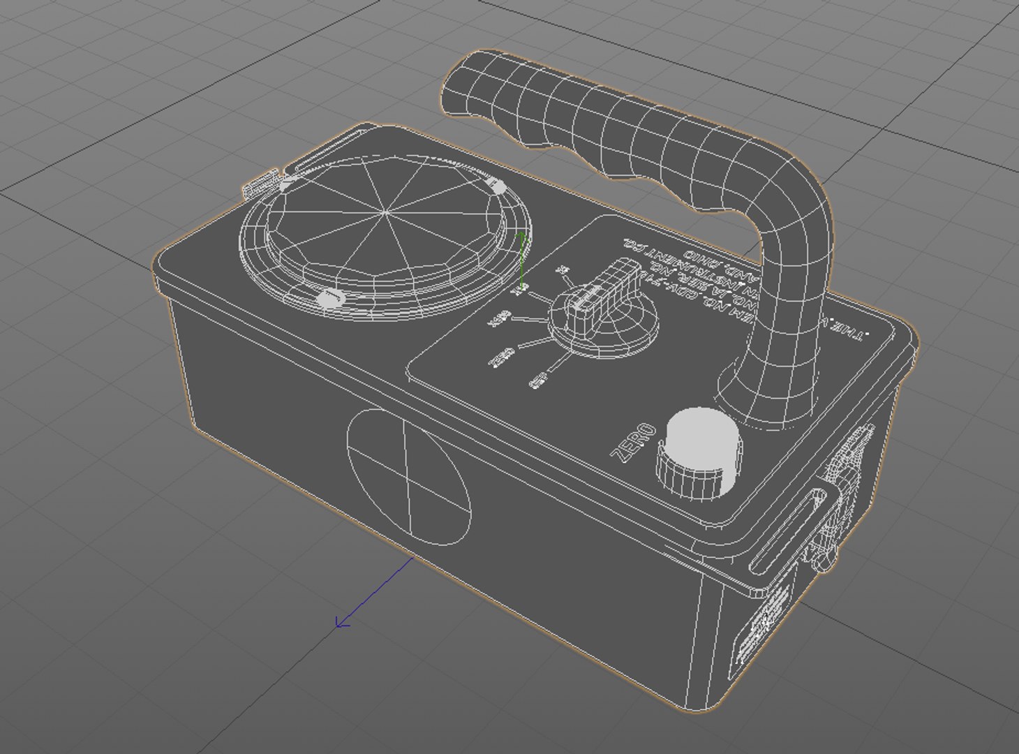 Geiger Counter 3d Obj