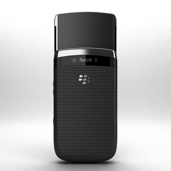 blackberry torch 9800 3d model