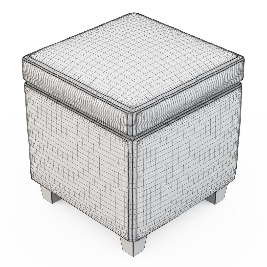 Cubes Ottoman Black Max Free