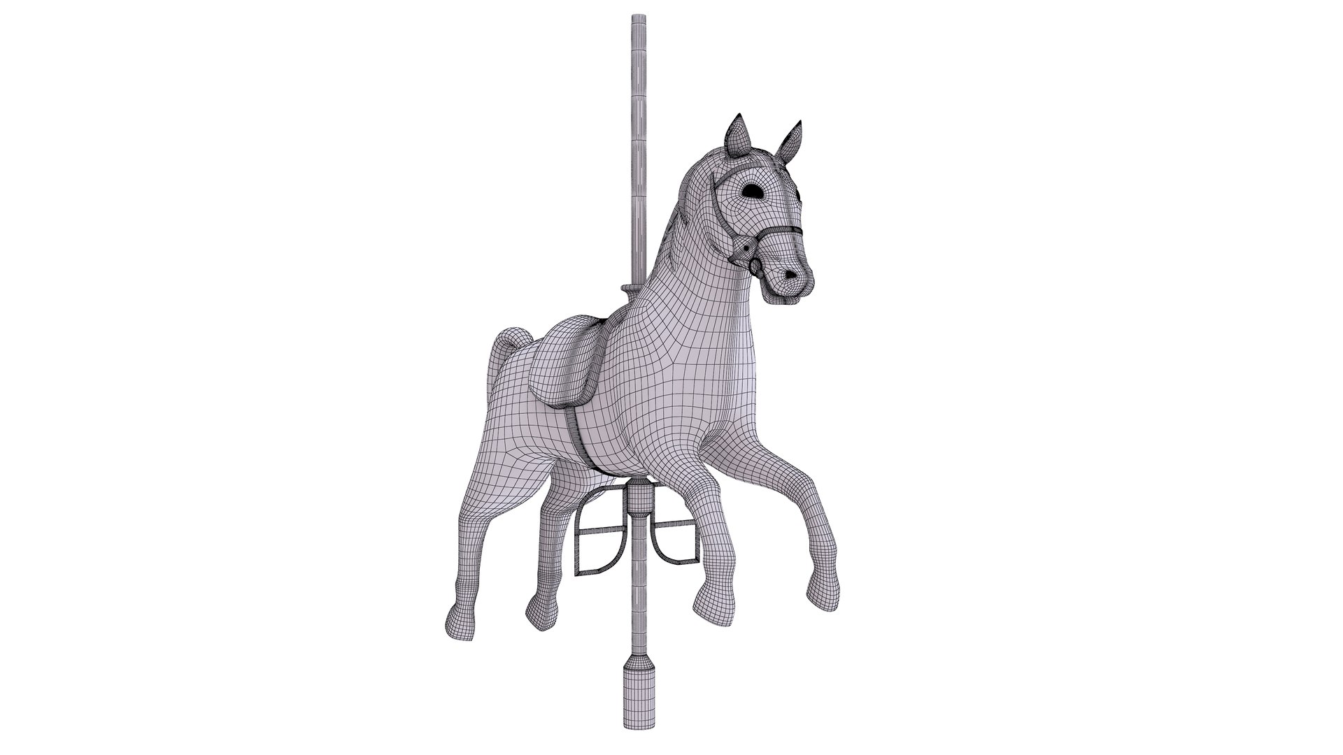 Carousel Horse 3D Model - TurboSquid 1945708