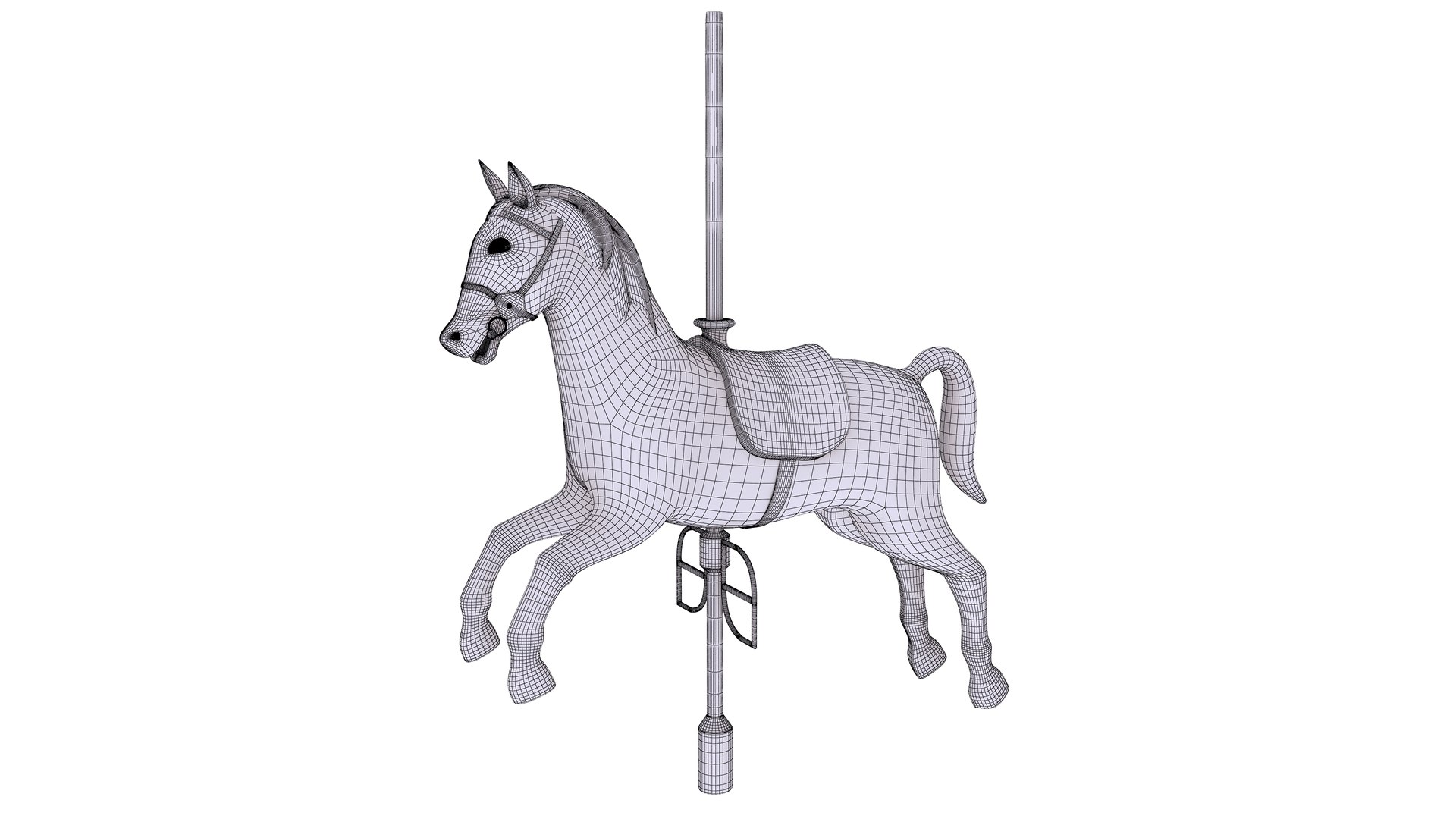 Carousel Horse 3D Model - TurboSquid 1945708