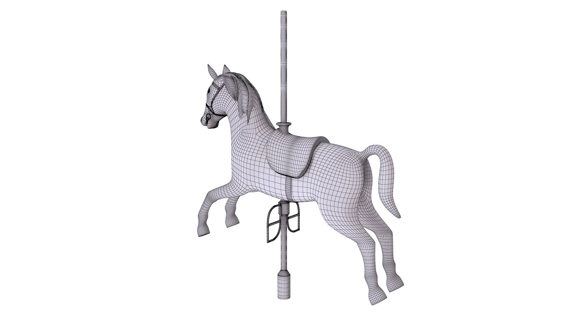 Carousel Horse 3D Model - TurboSquid 1945708