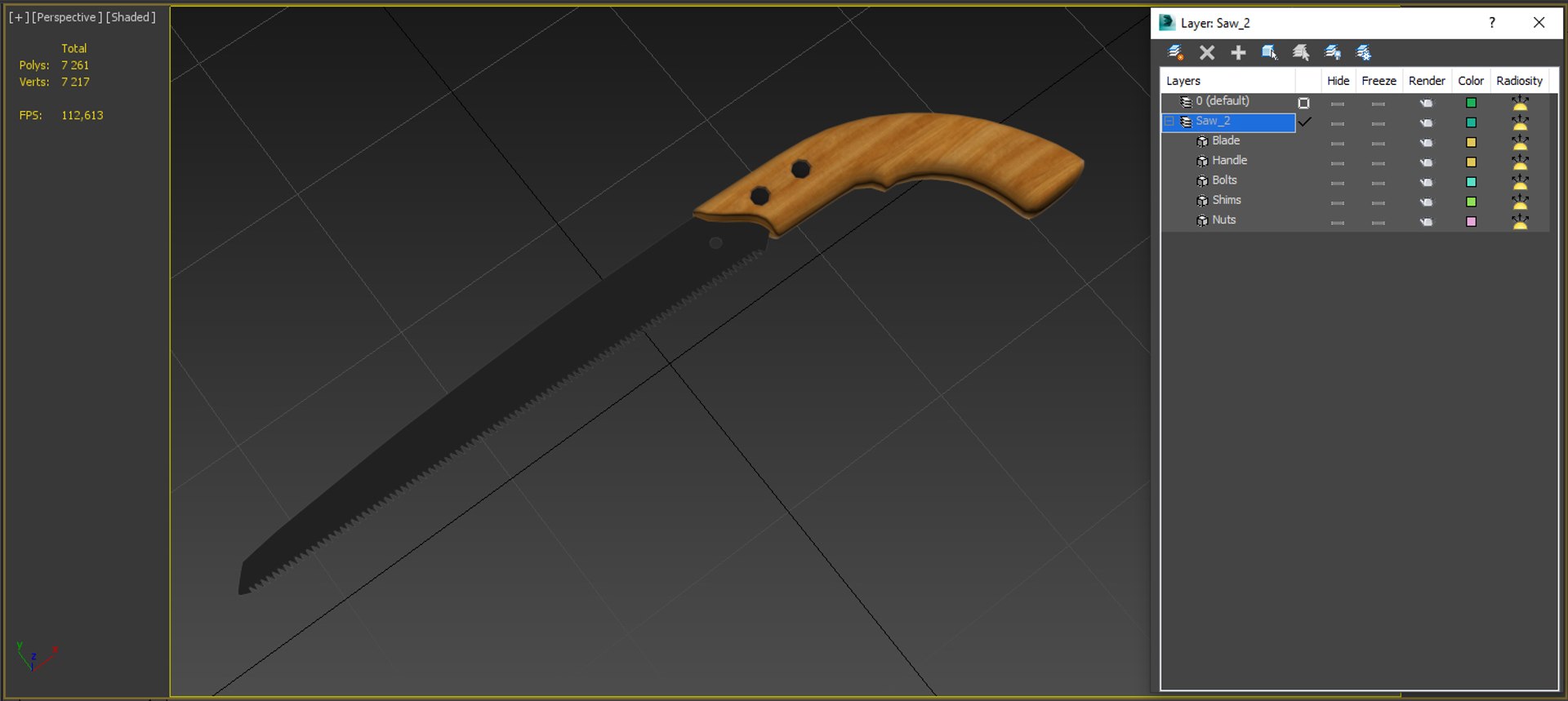 3D Model Saw 2 - TurboSquid 2170116