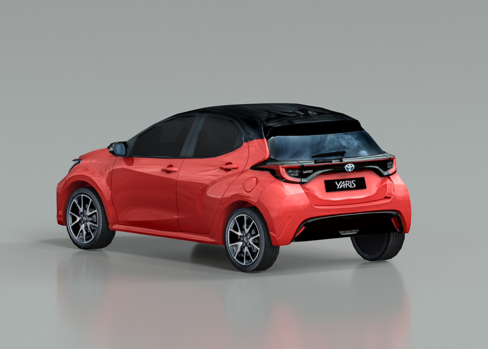 Set toyota yaris 2020 3D model - TurboSquid 1705093