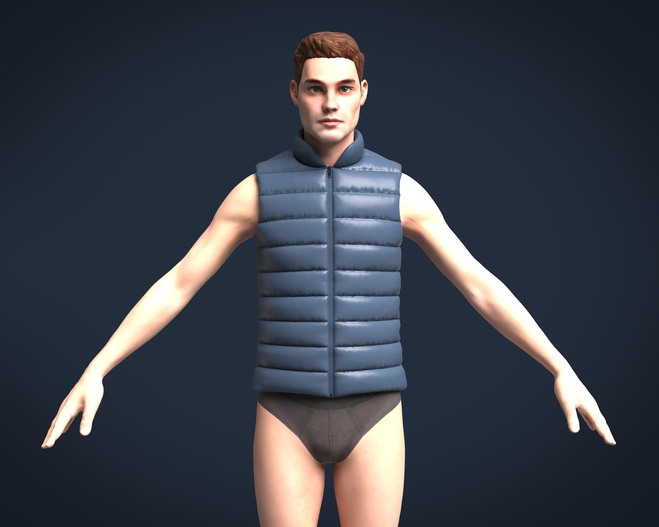 3D Mens Vest - TurboSquid 1945098