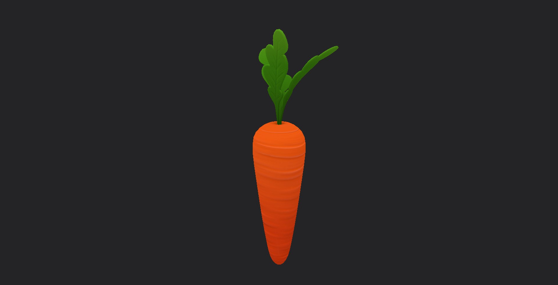 3D Model Carrot Cartoon - TurboSquid 1426025