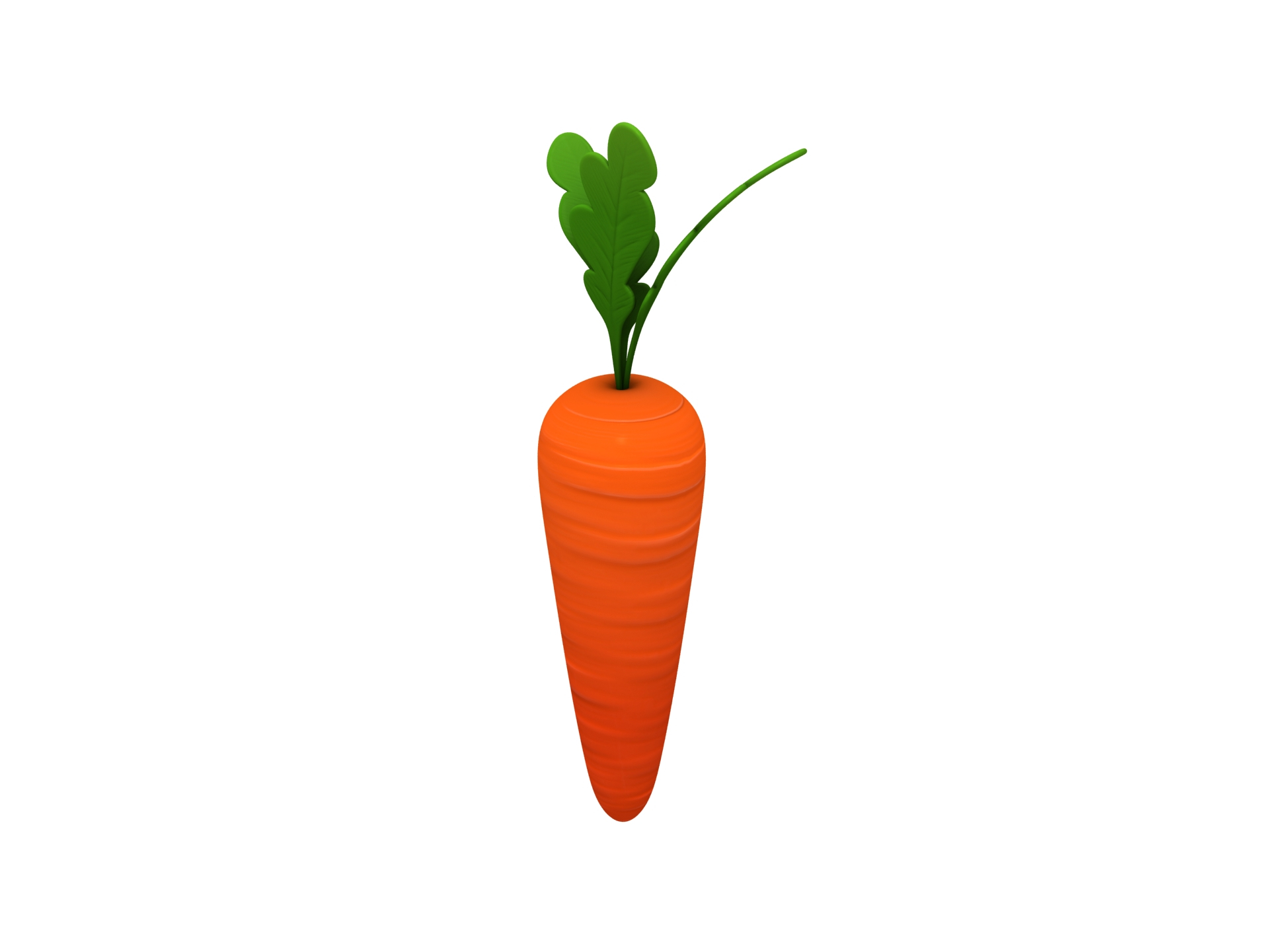 3D model carrot cartoon - TurboSquid 1426025