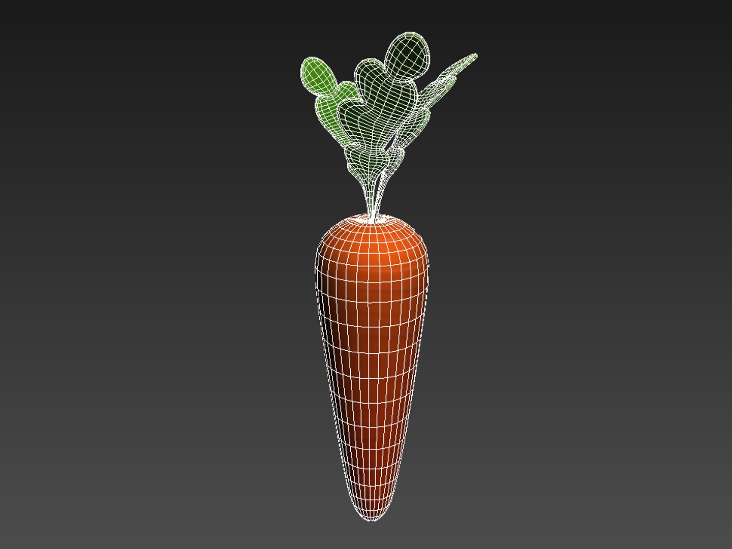 3D Model Carrot Cartoon - TurboSquid 1426025