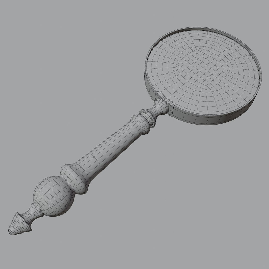 3D Model Handheld Magnifying Glass - TurboSquid 2102092