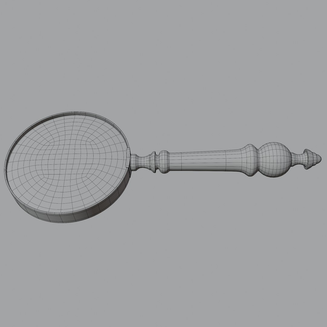 3D Model Handheld Magnifying Glass - TurboSquid 2102092