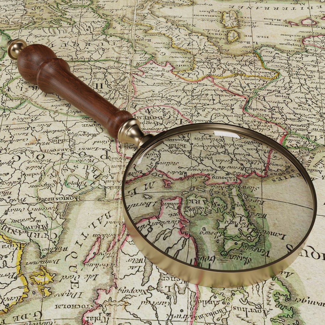 3D Model Handheld Magnifying Glass - TurboSquid 2102092