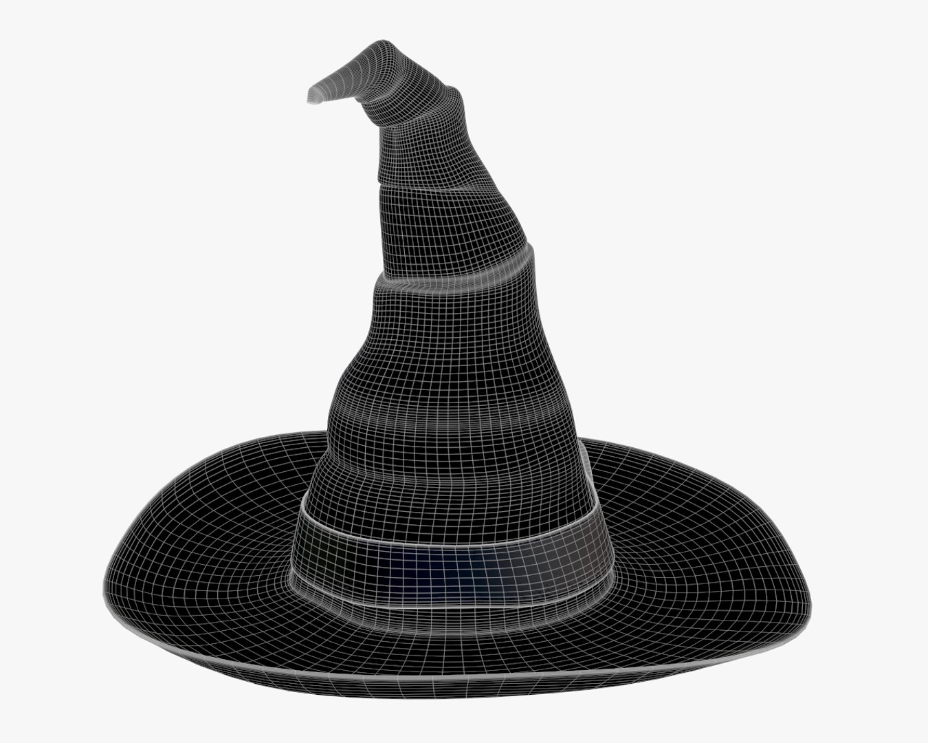 3D Witch Hat Halloween Model - TurboSquid 1363986