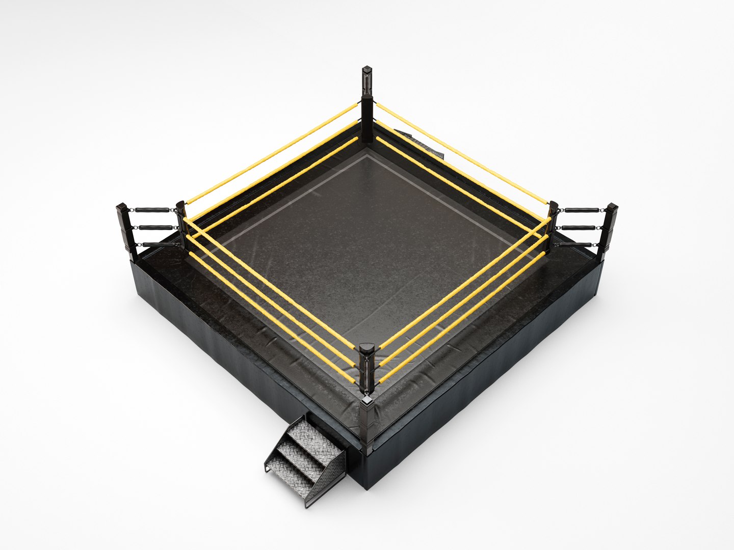 Wrestling Ring REGULATION SIZE Model - TurboSquid 2005555