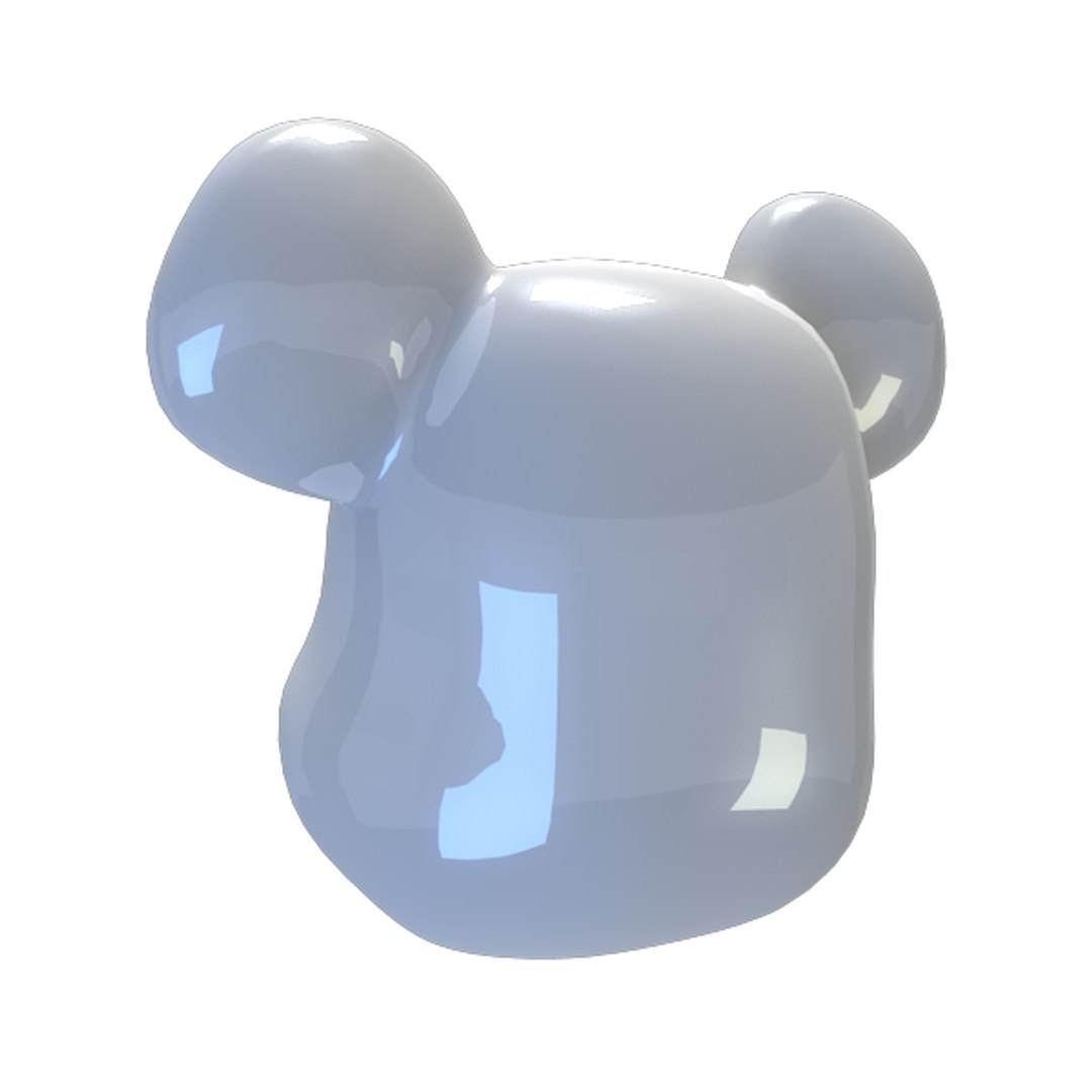 Bearbrick Brick Bear 3d Max