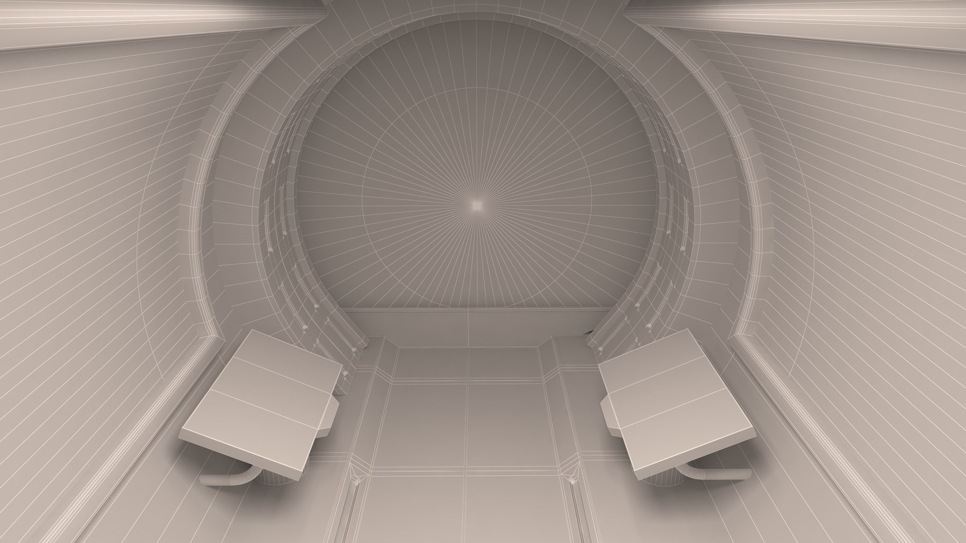 Spacecraft Corridor 3D - TurboSquid 2030965