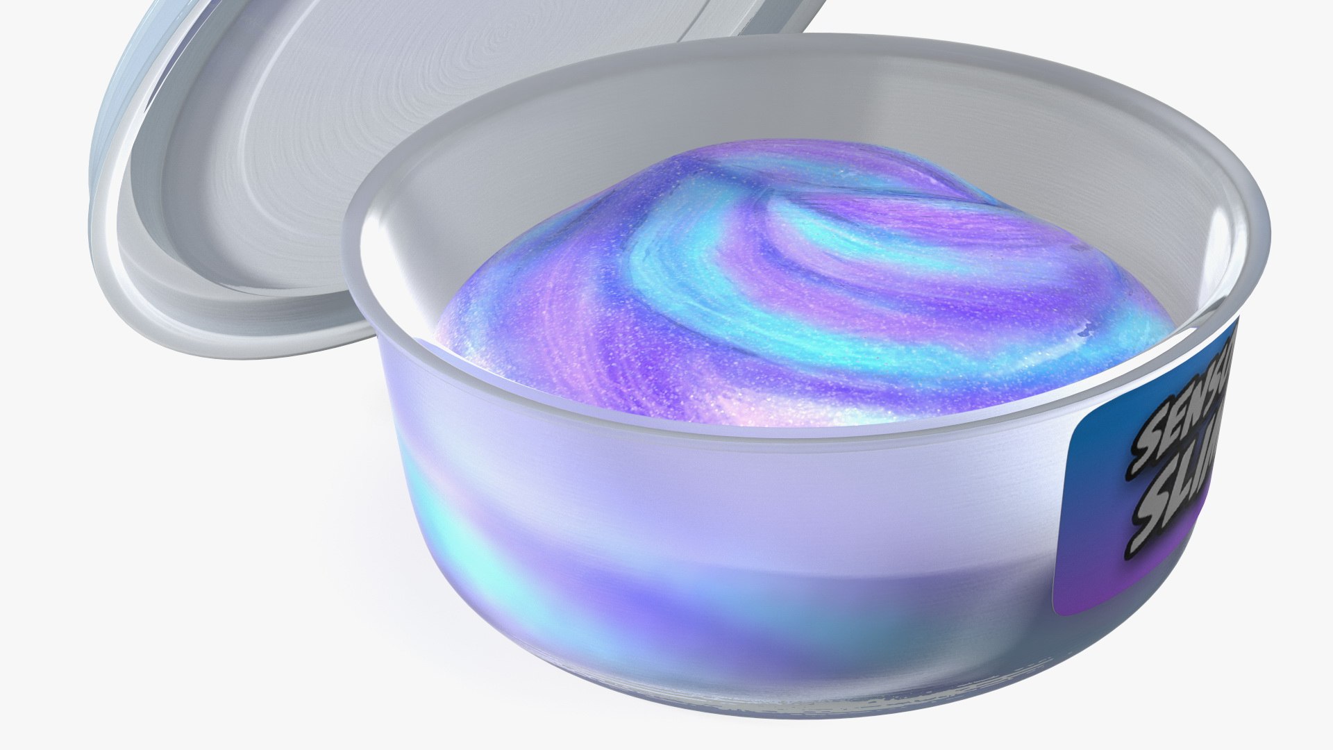 Sensory Blue Purple Slimes Pot 3D Model - TurboSquid 2115342