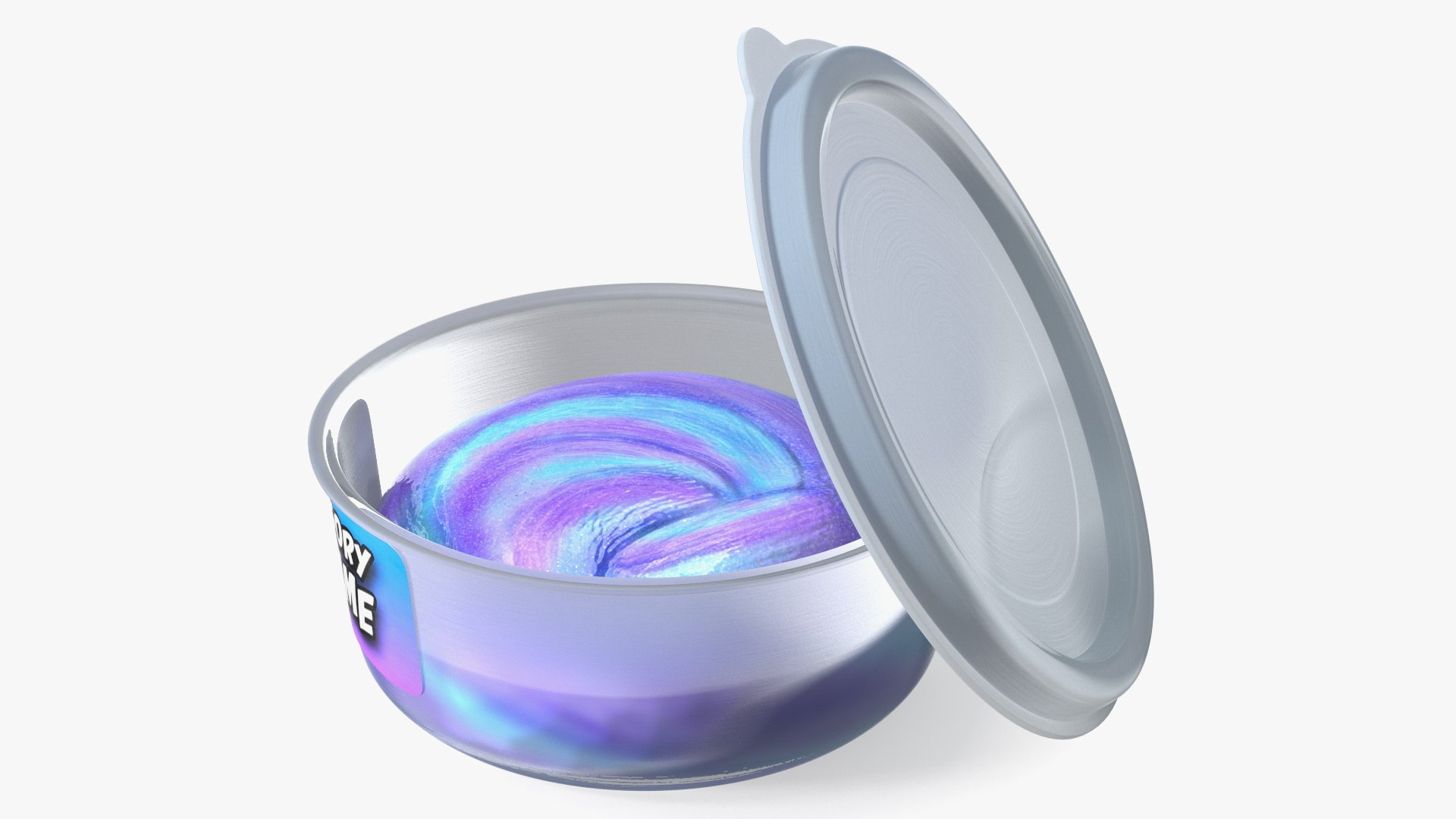 Sensory Blue Purple Slimes Pot 3D Model - TurboSquid 2115342