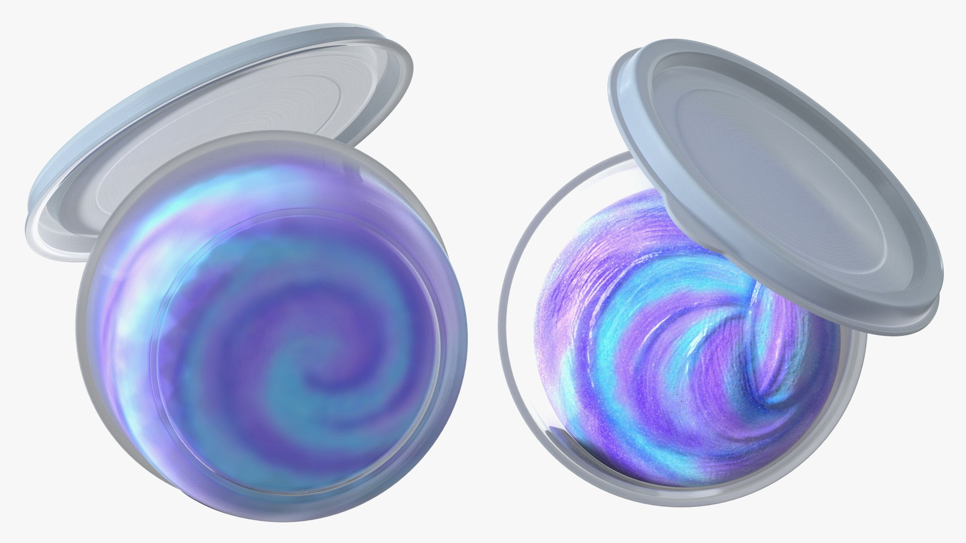 Sensory Blue Purple Slimes Pot 3D Model - TurboSquid 2115342