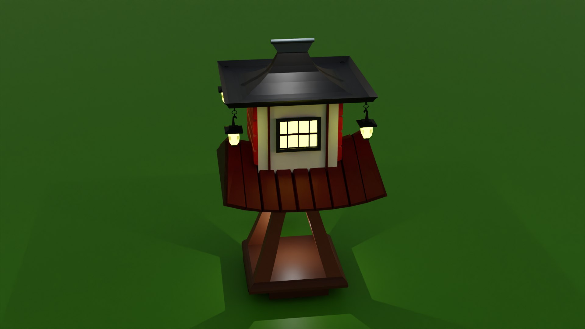 3D Japanese Deffance Tower Game Ready Asset - TurboSquid 2177168
