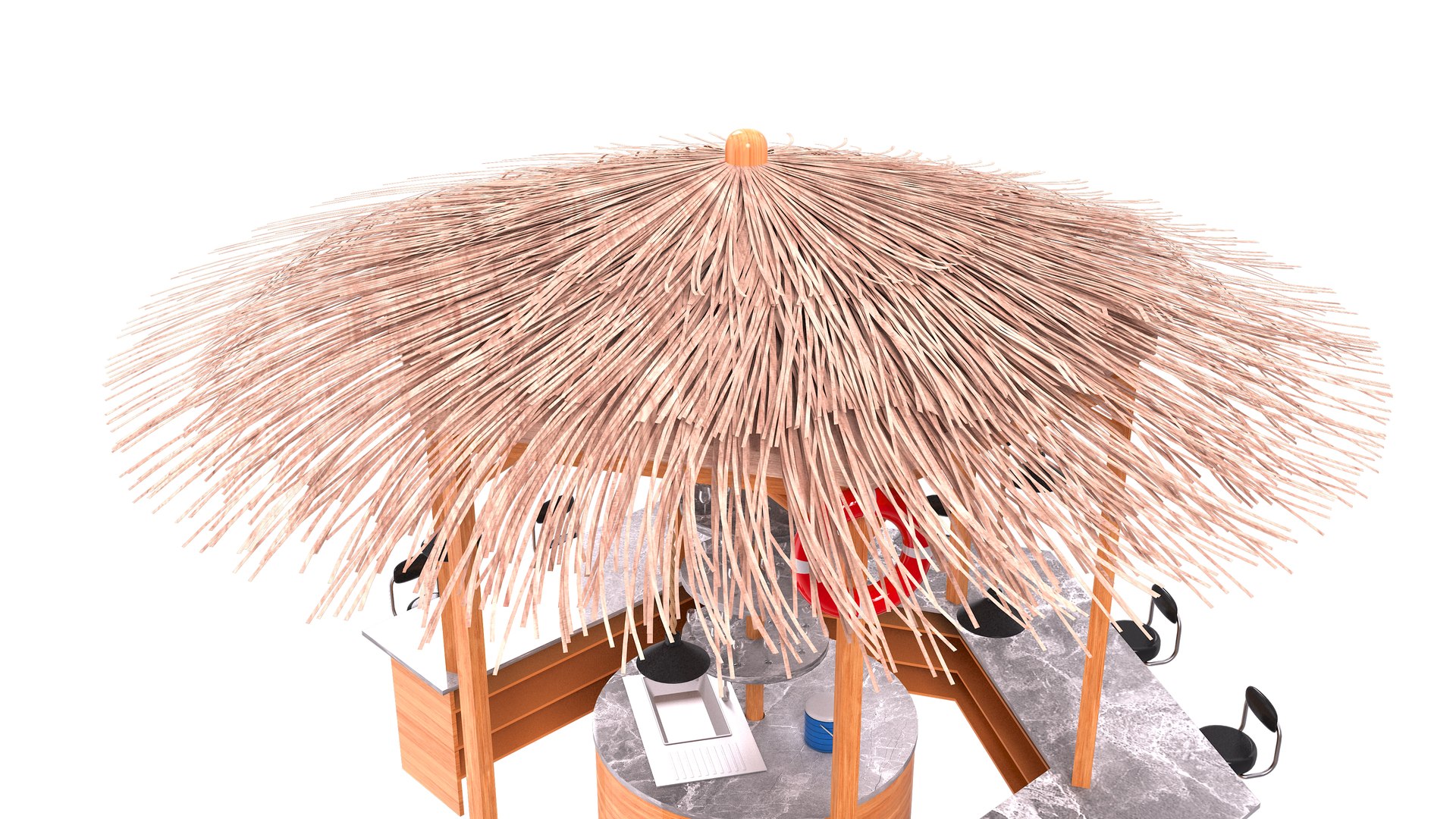 3D Model Tiki Bar - TurboSquid 1838201