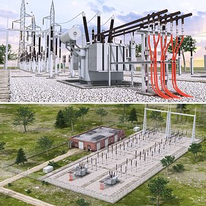 3D Substation Models - Browse & Download Formats - TurboSquid