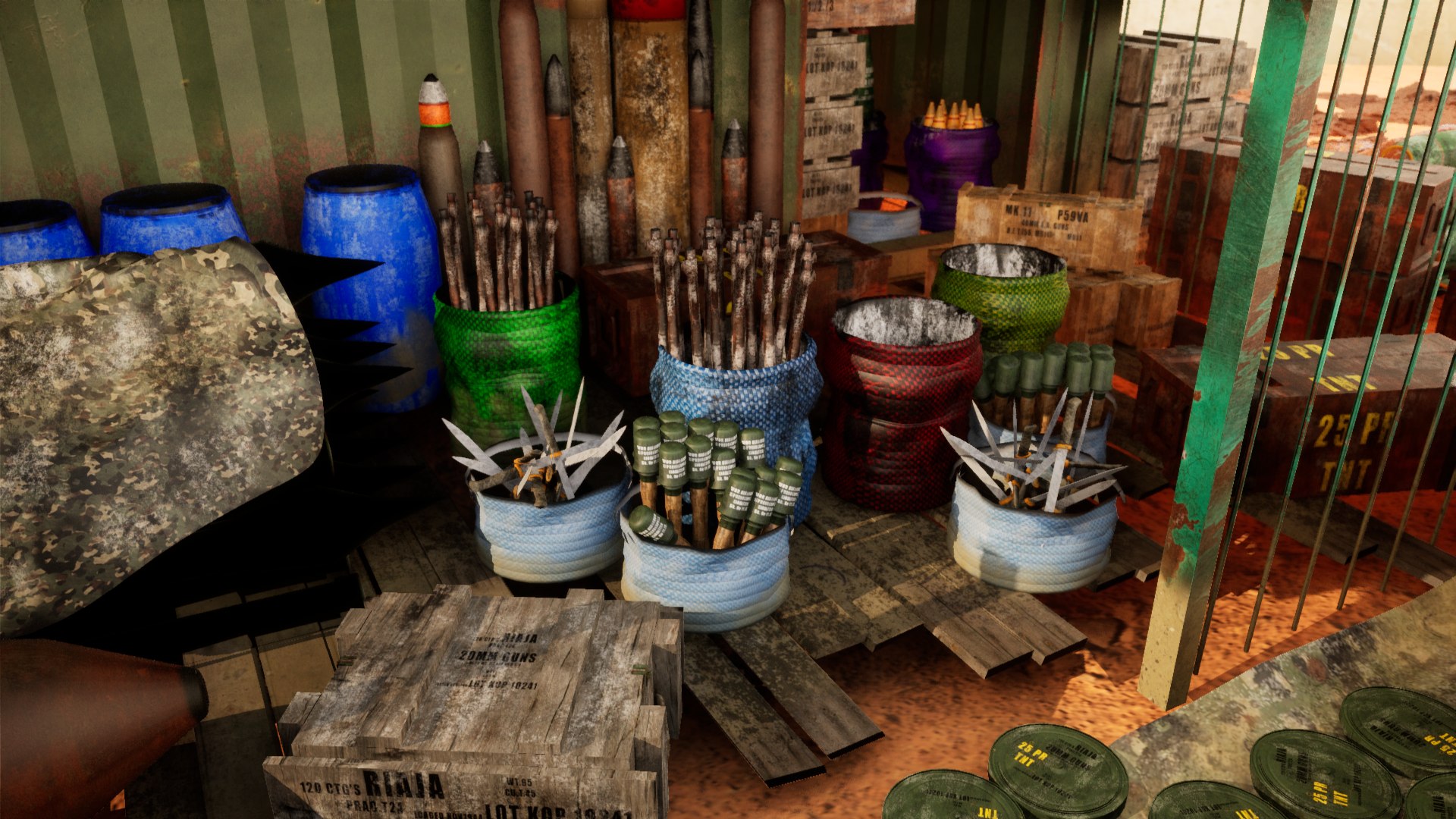 3D Post Apocalyptic Kitbash - UNREAL FBX BLEND Houses Containers Ammo ...