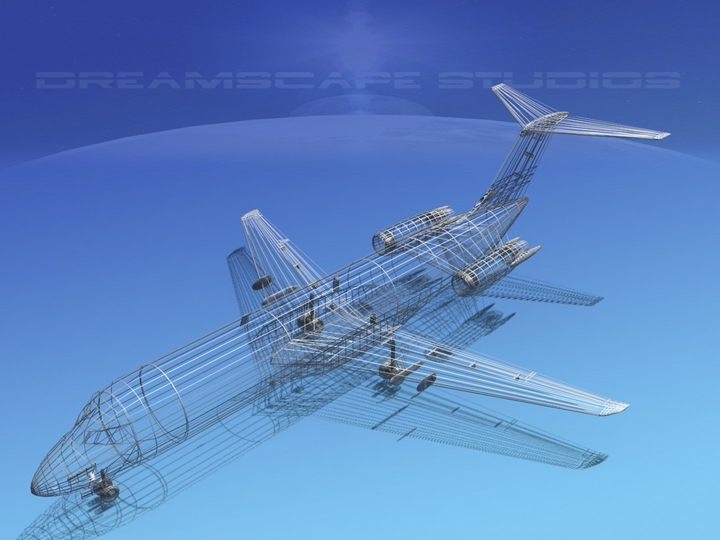3d model dc-9-30 dc-9