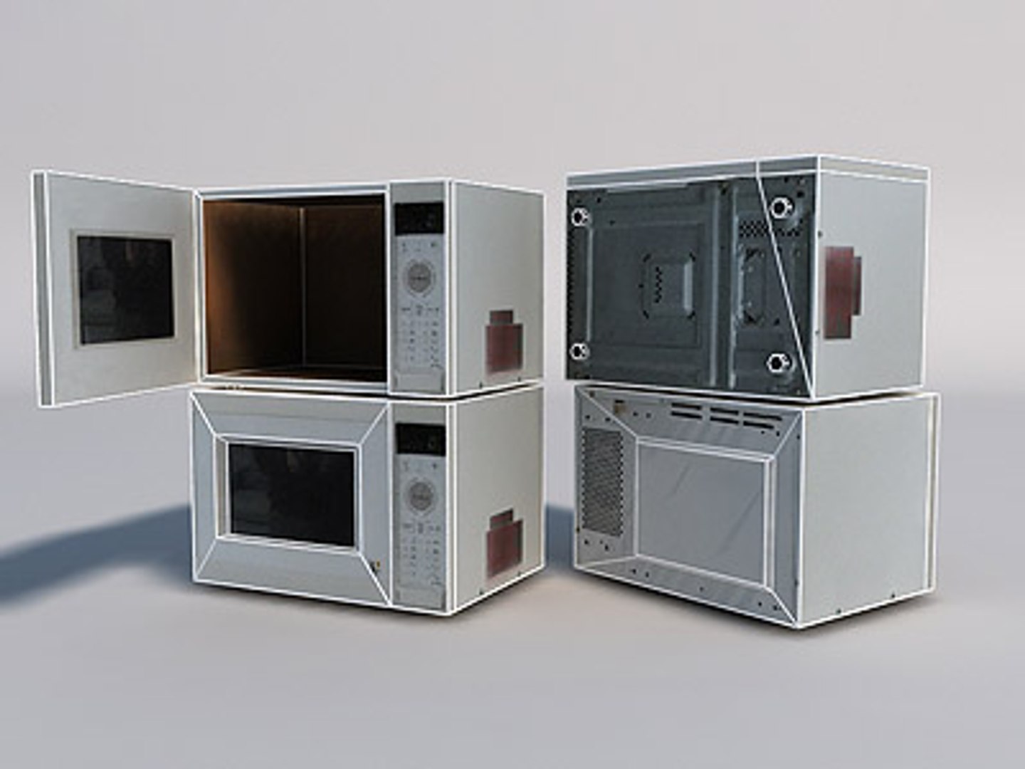 Microwave 3d Model