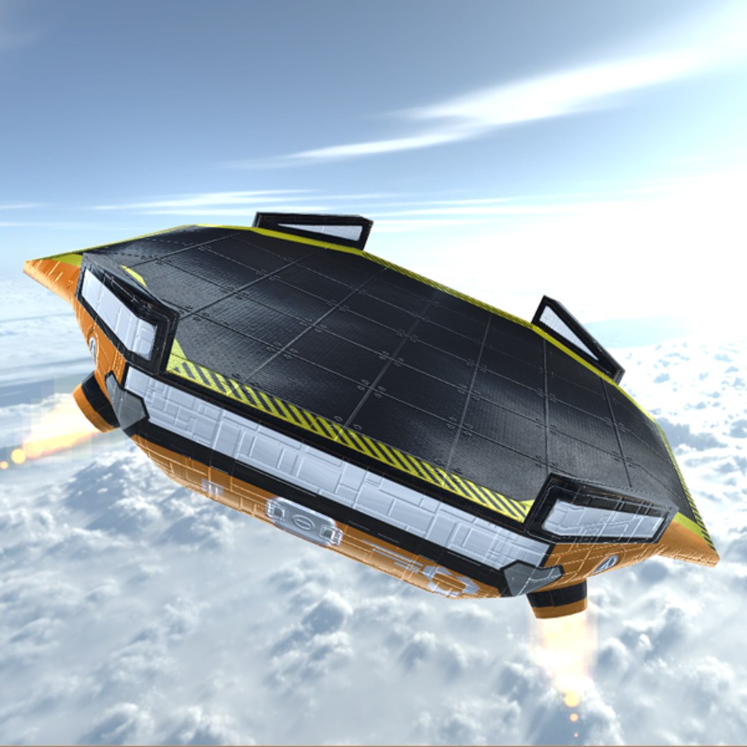 3D Sci-fi Float Platform Model - TurboSquid 1323927