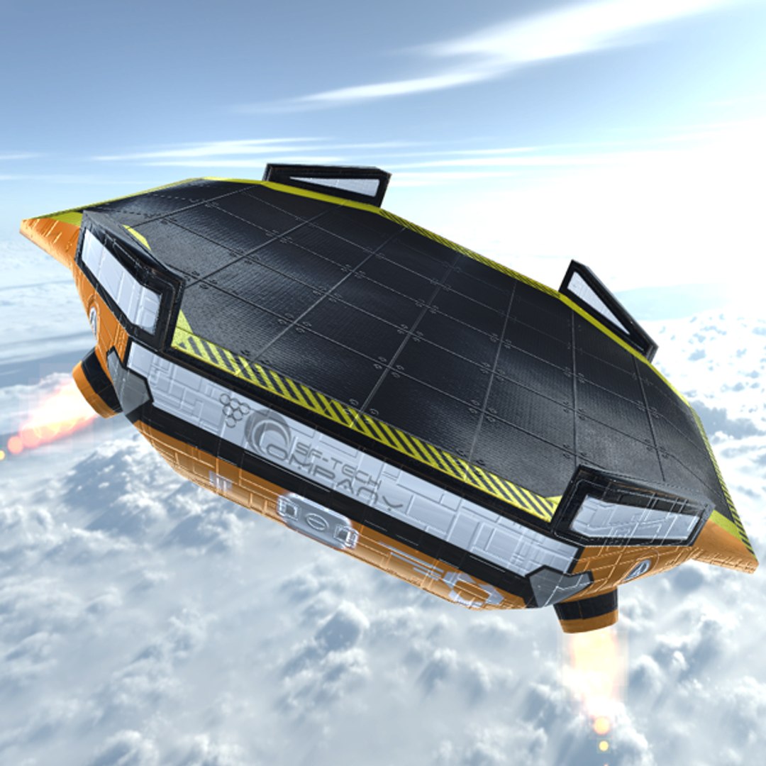 3D Sci-fi Float Platform Model - TurboSquid 1323927