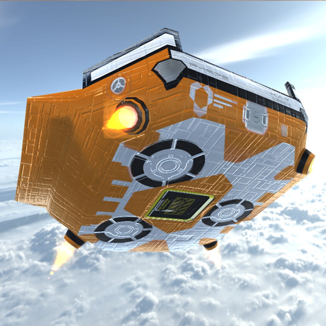 3D Sci-fi Float Platform Model - TurboSquid 1323927