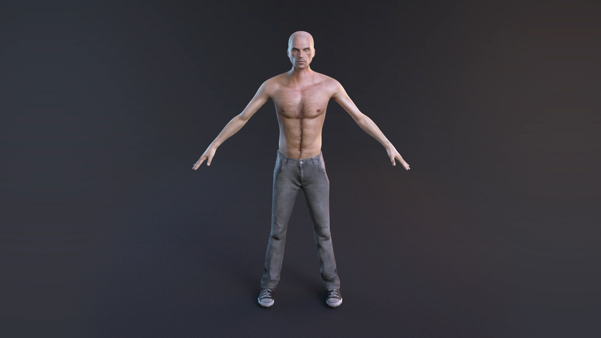 3d Character Male - Rigged Model