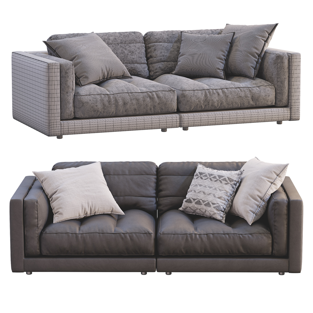 Sofa Flexform LUCIEN 3D model - TurboSquid 1737663