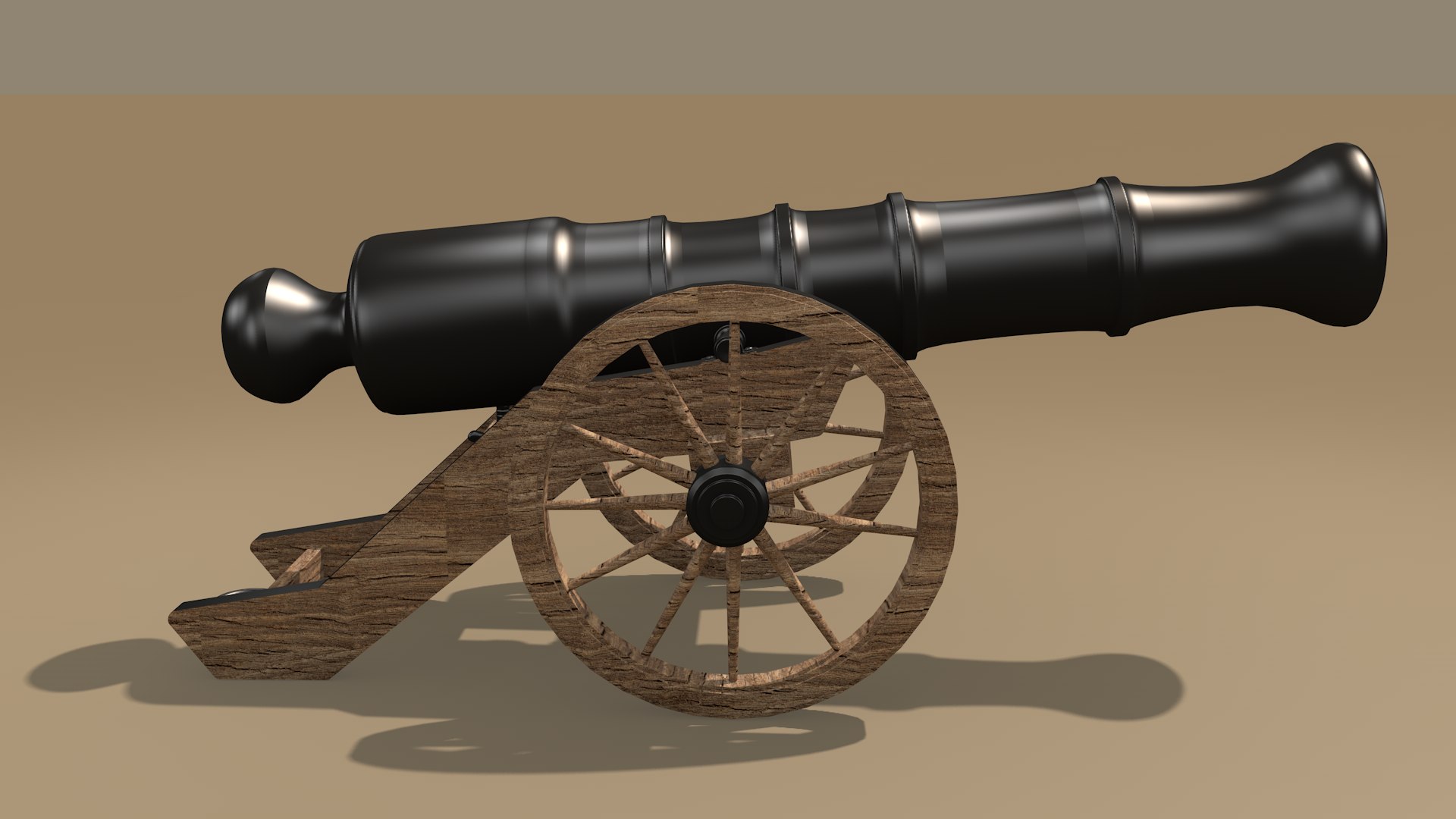 3D Cannon - TurboSquid 2345880