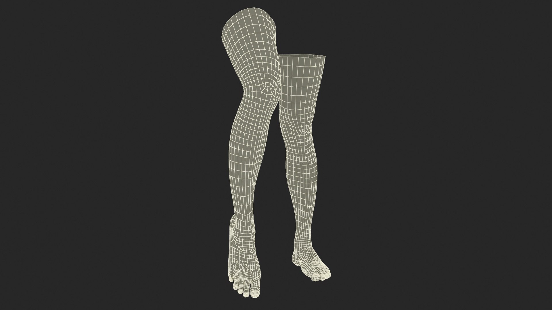 3D Model Female Legs Rigged For Cinema 4D - TurboSquid 2287278