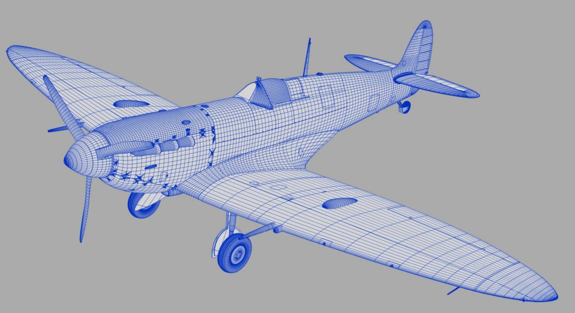 Supermarine Seafire Model - TurboSquid 1430566