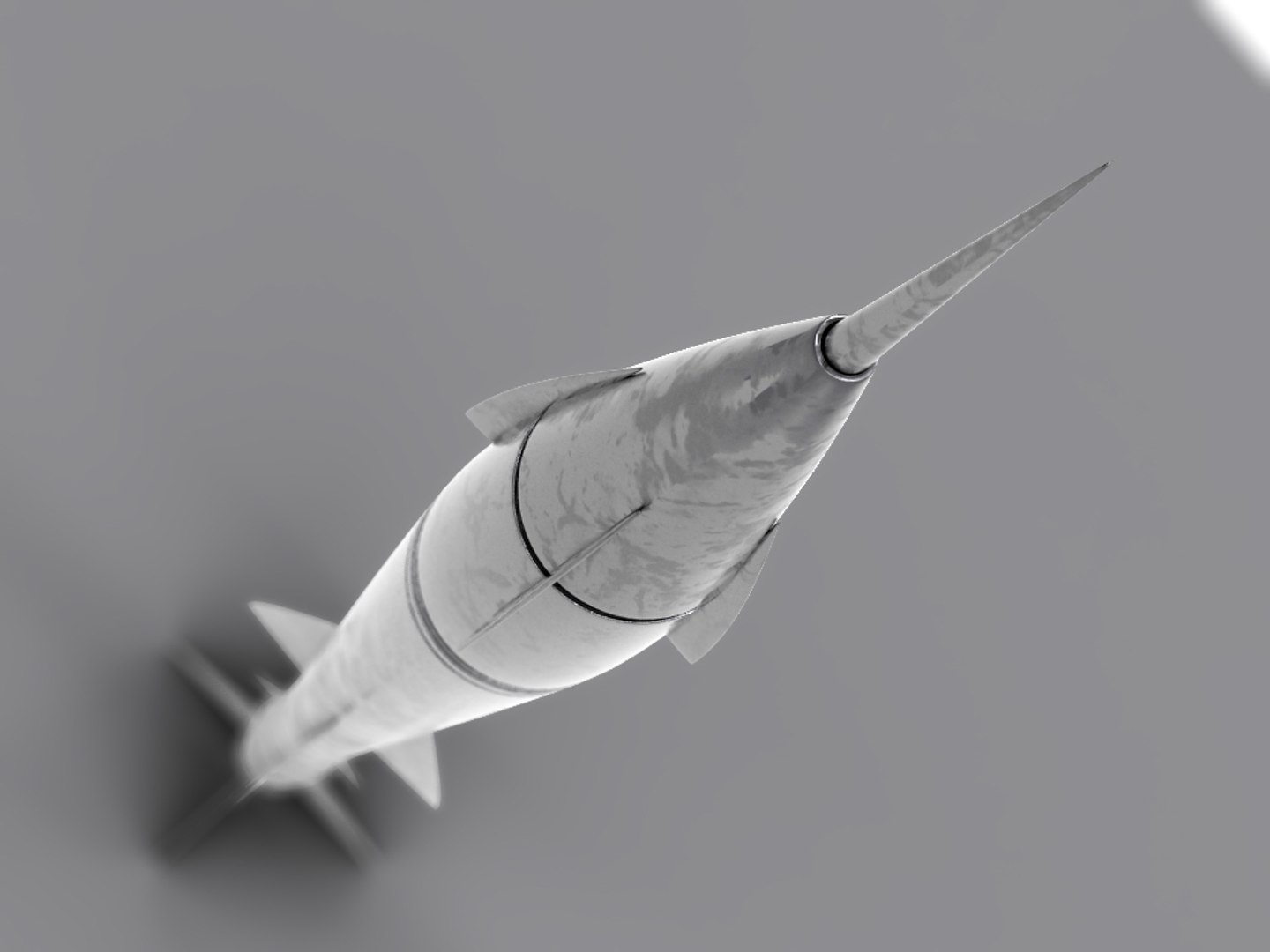 missile 3d model