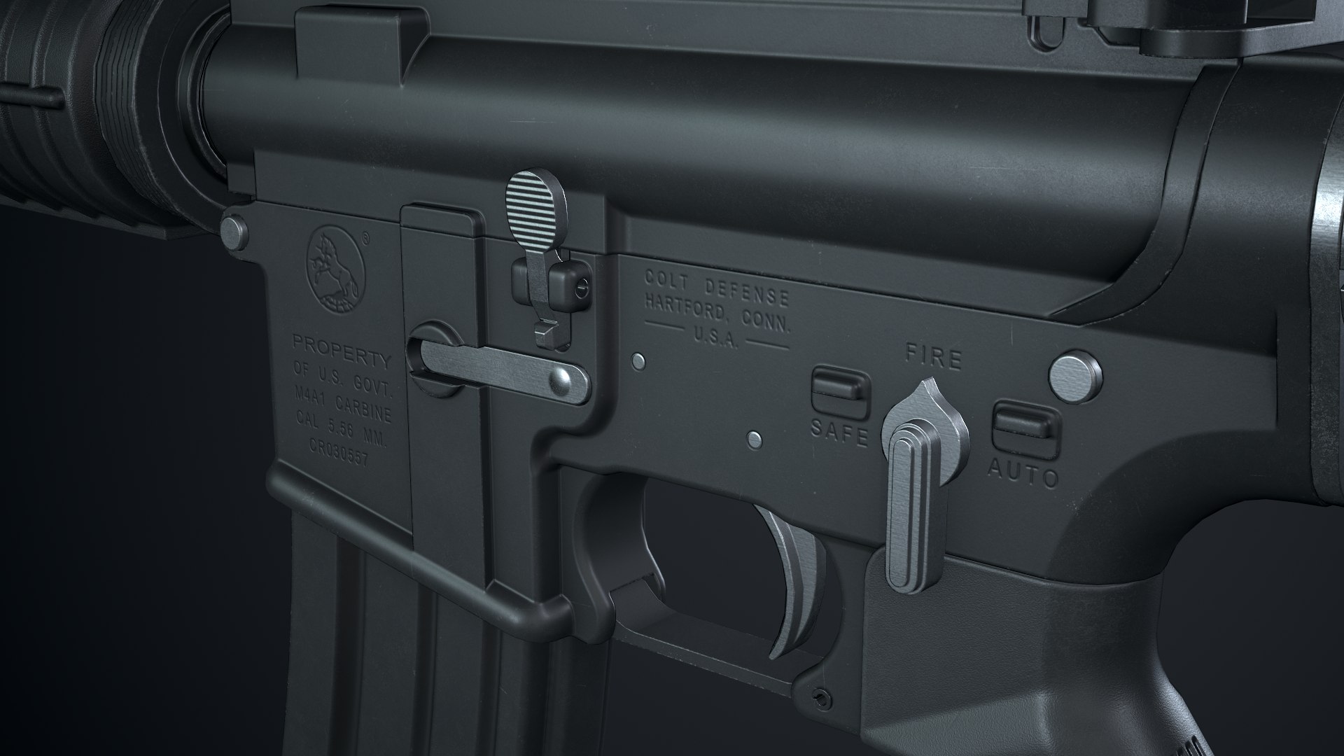 3D Model M4A1 Standard Modular - TurboSquid 1873985