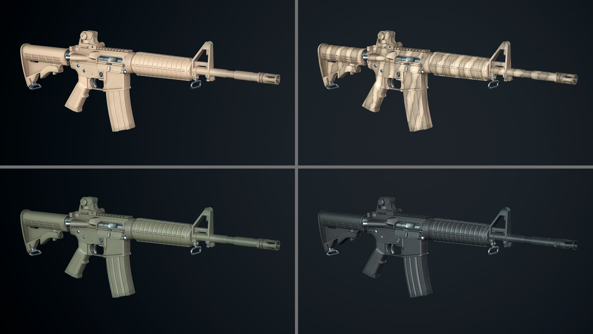 3D Model M4A1 Standard Modular - TurboSquid 1873985