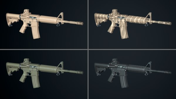 modelo 3d Modular estándar M4A1 - TurboSquid 1873985