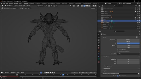 Freezer Character Pack - DBZ 3D model 3D model - TurboSquid 2020058
