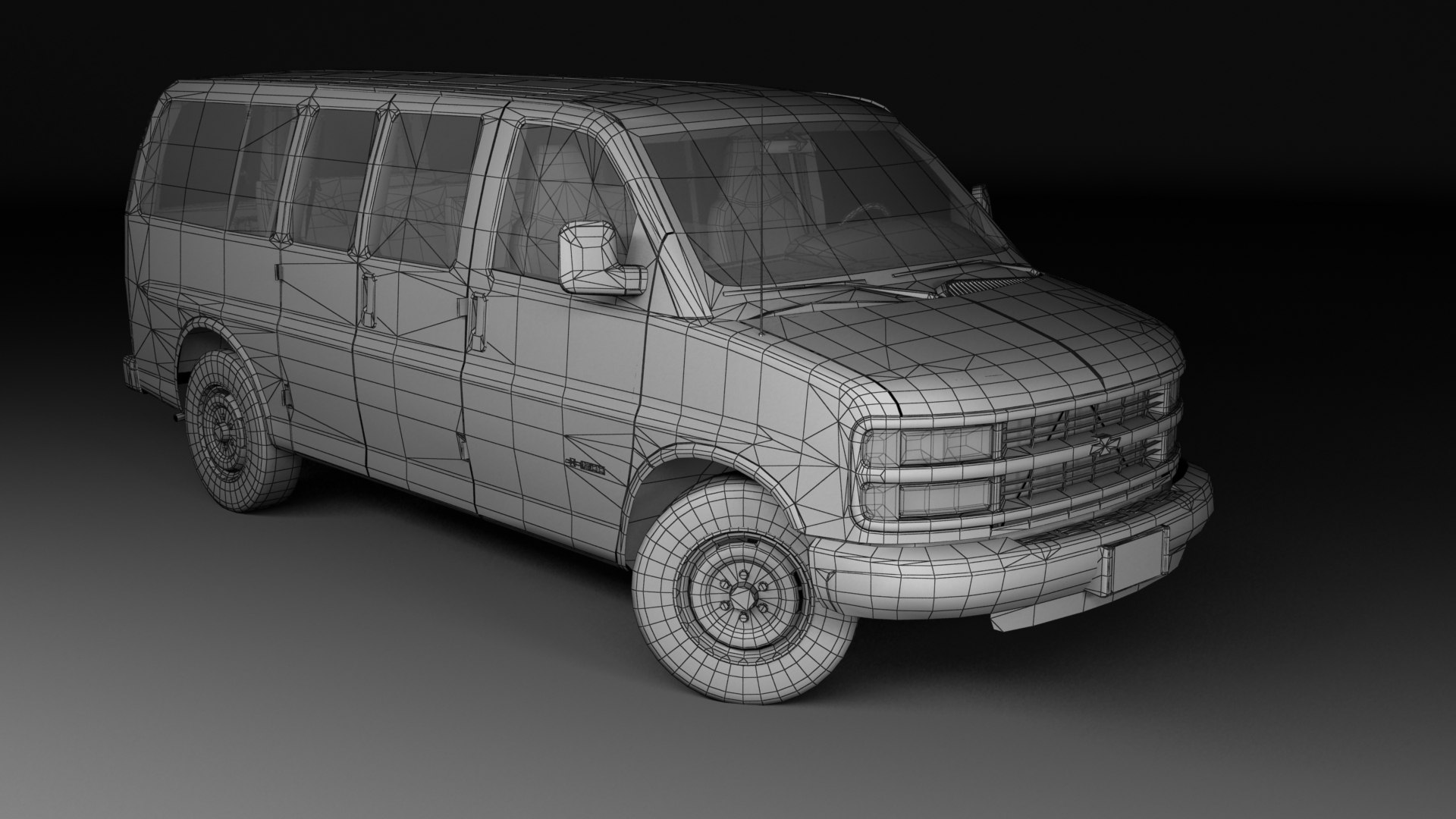 3D Chevrolet Express - TurboSquid 1577188