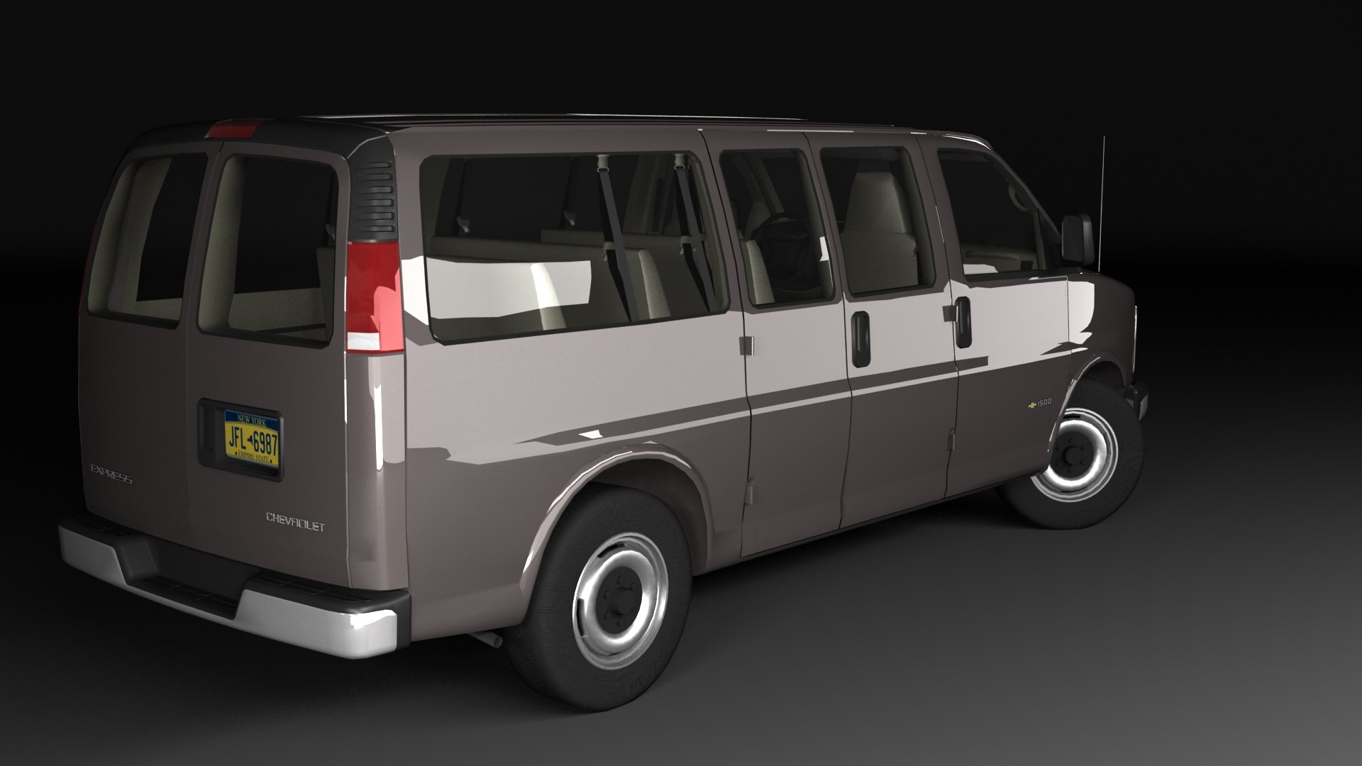3D Chevrolet Express - TurboSquid 1577188