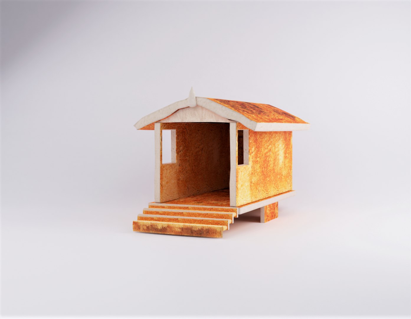 3D Toast House Model - TurboSquid 1496089